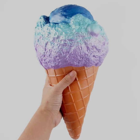 Toys | Dave And Buster Jumbo Giant Slow Foam Squishy Ice Cream Cone ...
